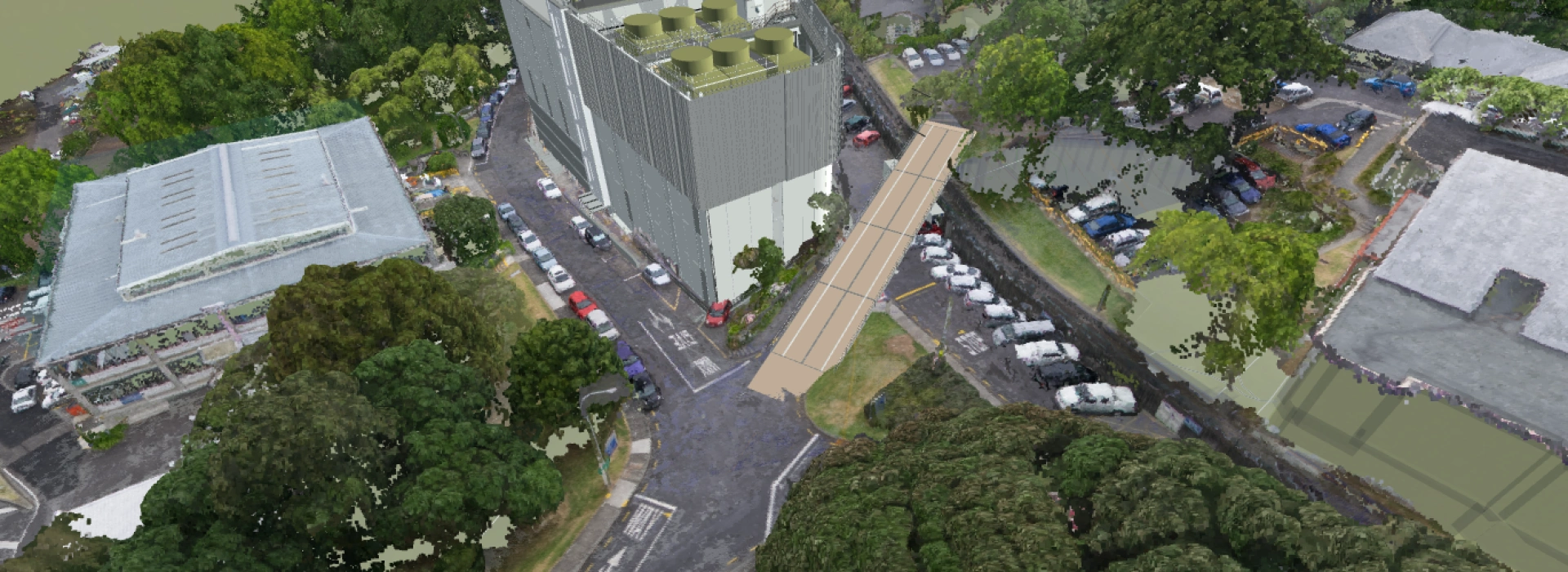 Temporary access ramp to minimise disruption - McConnell Dowell